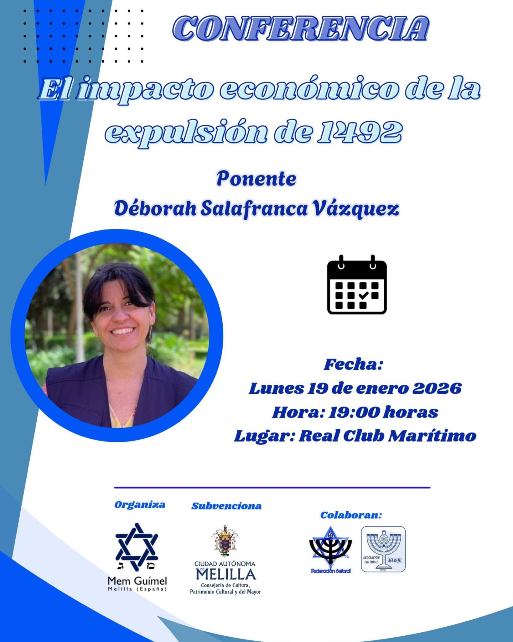 Ciudad Autónoma de Melilla - Conferencia - El impacto económico de la ...